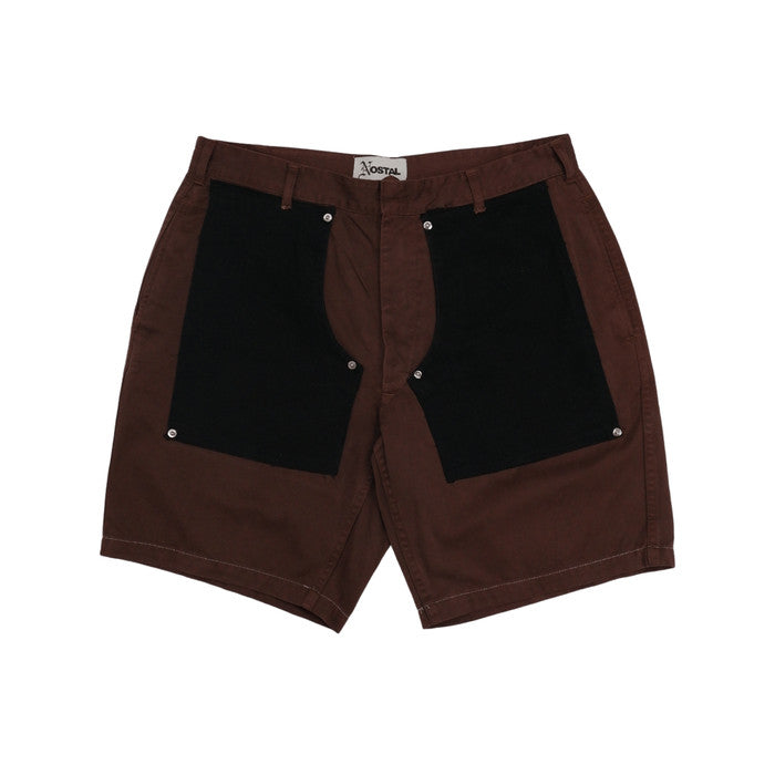 Double Knee Brown Jorts